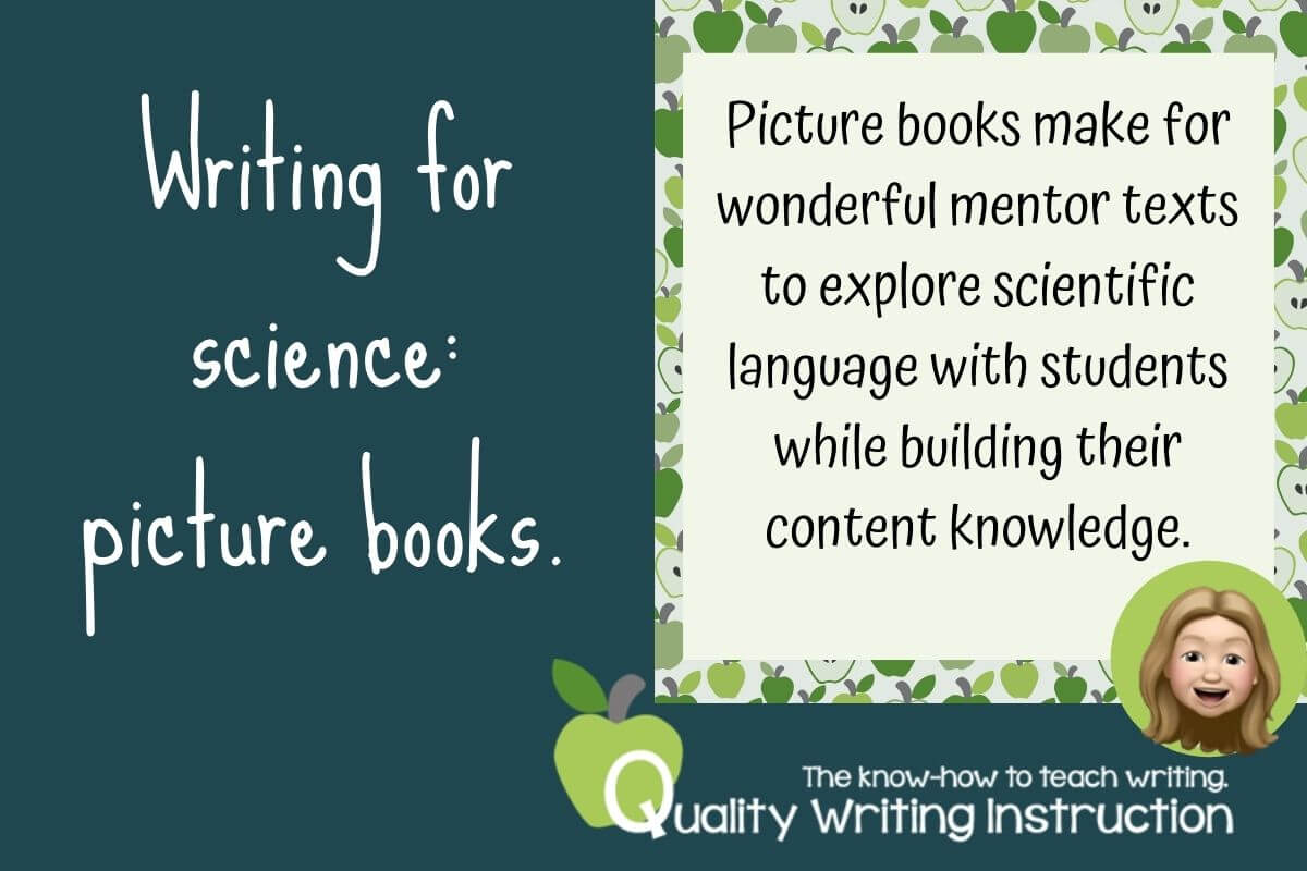 5 Picture Books for Teaching Science - Quality Writing Instruction