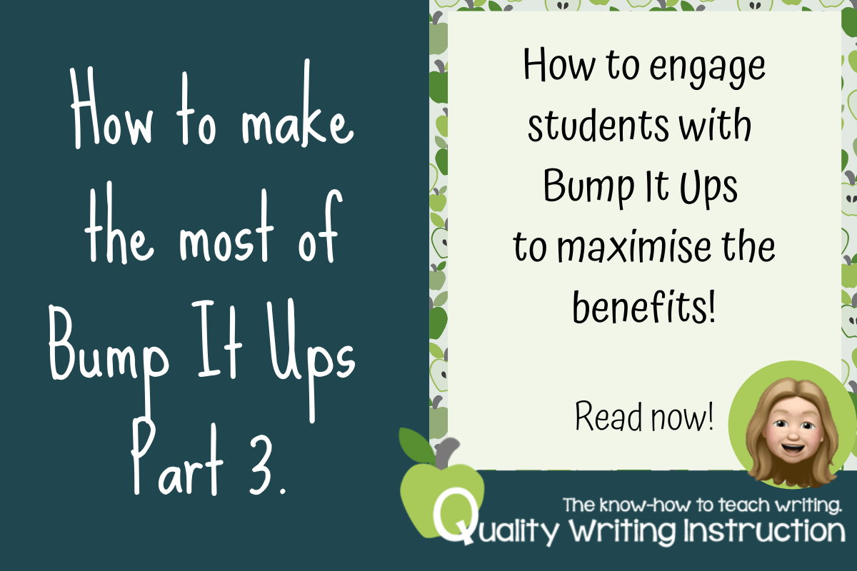 How to make the most of your Bump It Up resources - Part 3 - Quality ...